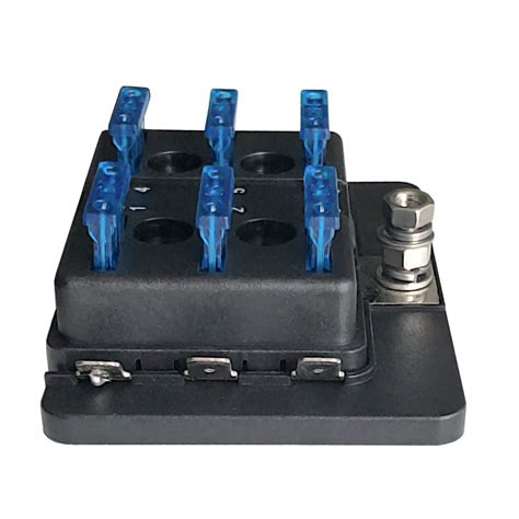 Led Fuse Block Mgi Speedware 6 Way Led Fuse Box Atoatc Blade Fuse