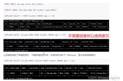Mysql8030索引优化与查询优化mysql 索引 Where后 条件 字段a和b 如何自动优化的策略 Csdn博客