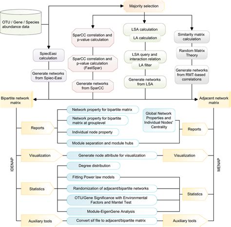 The Workflow And Tools To Exhibit The Steps Of Network Construction And