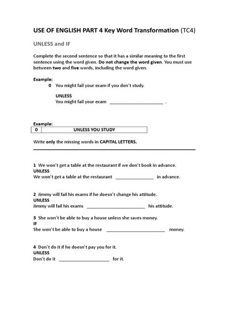 Fce Use Of English Part 4 Pdf Onomastics Languages