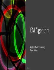 Unveiling Latent Variables In Machine Learning EM Algorithm Course Hero