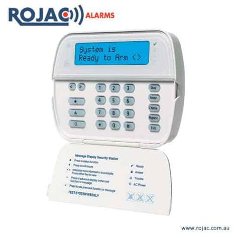 DSC Way Wireless Keypad LCD ROJAC Electrics Security