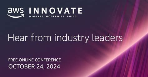 Aws Innovate Migrate Modernize Build Amazon Web Services Aws
