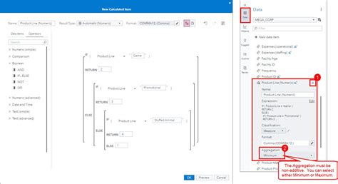 Va Report Example Applying A Color Mapped Display Rule For A Dual Axis