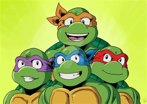 Tmnt Donnie Mikey Raph And Leo By Joshdancato On Deviantart