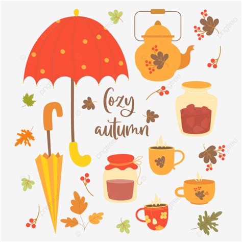 포근한 가을 찻주전자 열다 가을 찻 주전자 Png 일러스트 및 벡터 에 대한 무료 다운로드 Pngtree