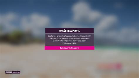 Game Save Not Syncing To The Cloud And Now Error Code E 45 B PC Windows 10 FH5 Report