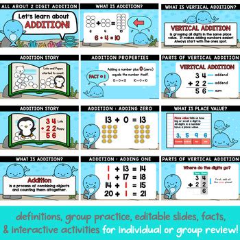 Two Digit Addition With Regrouping Lesson In Google Slides TPT
