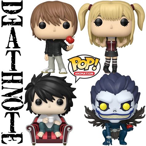 Death Note Pop Com Light Yagami Misa Amane L E Ryuk « Blog De Brinquedo