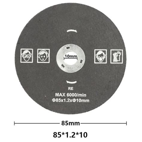 1pc 85mm Mini Cutting Disc Circular Resin Grinding Wheel For Angle