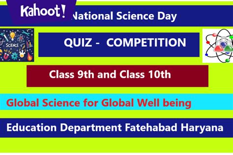 Science Day Kahoot Quiz
