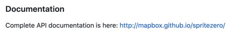 Link In Documentation 404 · Issue 88 · Mapboxspritezero · Github