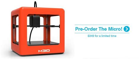 M3d Micro 3d Printer Is The Next Generation 3d Printer Micro 3d
