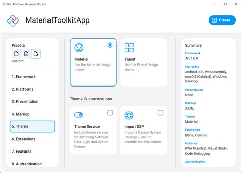 Uno Material Toolkit Library