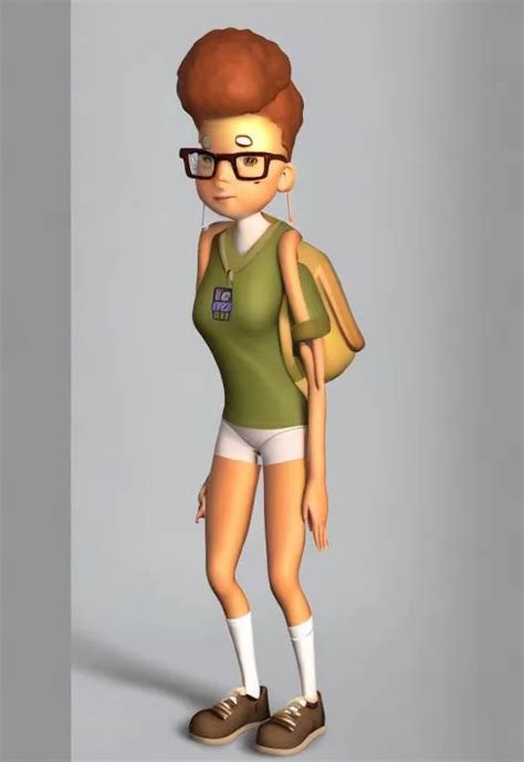 Knobby Kneed Nerd Girl