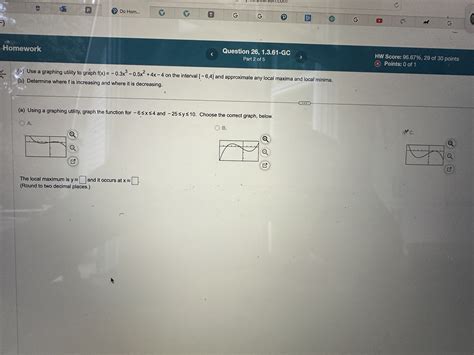 Solved a Use a graphing utility to gráph Chegg com
