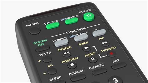 Controle Remoto De Tv Ir Sony Rm Y167 Modelo 3d 29 3ds Blend C4d