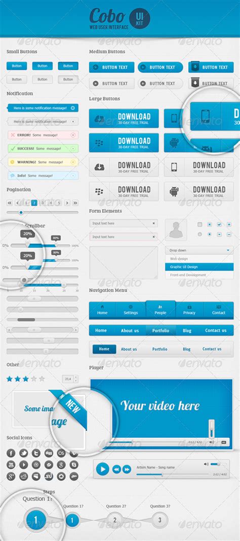 Premium User Interface Design UI Packs
