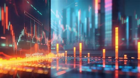 Abstract Representation Of A Bar Chart Stock Image Image Of Visual