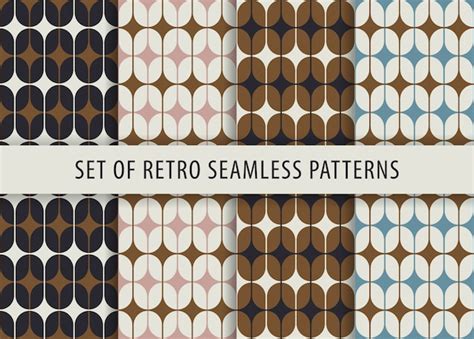 Premium Vector Geometric Seamless Pattern Set