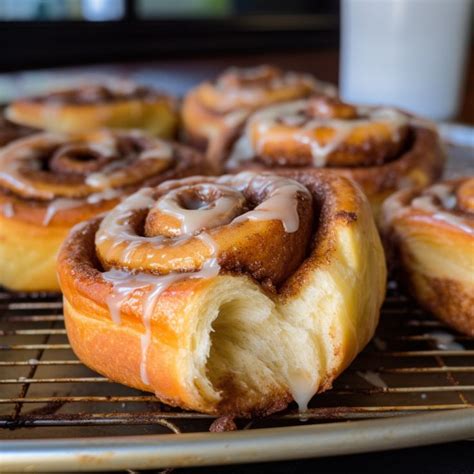 School Cafeteria Cinnamon Rolls