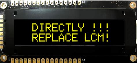 16x2 COB OLED Character Display