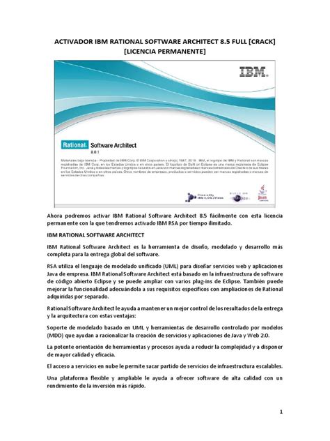 Ibm Rational Software Architect 8 Activador Pdf Software Eclipse Software