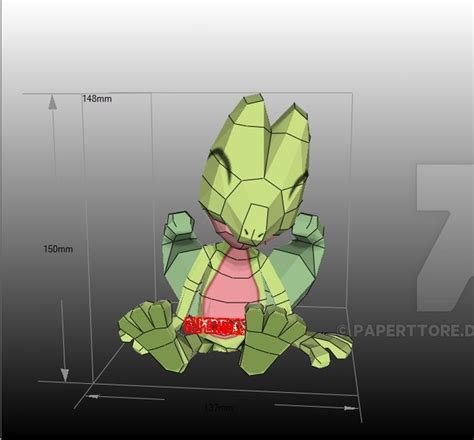 Pokemon Gen 3 Treecko Paperzone Vn