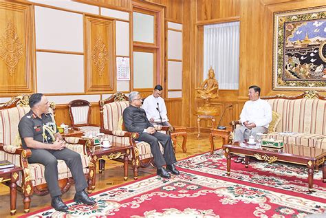 မြန်မာနိုင်ငံဆိုင်ရာ အိန္ဒိယသံအမတ်ကြီး ဦးဆောင်သည့် ကိုယ်စားလှယ်အဖွဲ့အား အမျိုးသားလုံခြုံရေးဆိုင