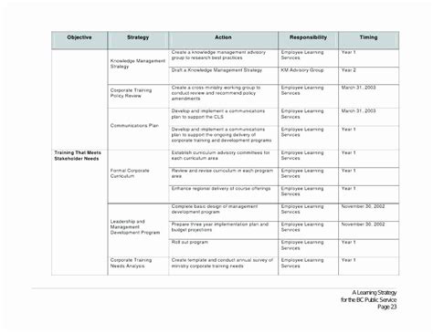 Software Implementation Plan Template Excel