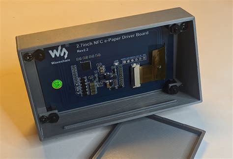 Case For Waveshare Passive 27 Epaper Display By Wno158 Download Free Stl Model