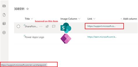 Sharepoint List Formatting Image Column With Clickable Link From Another Column Sharepoint