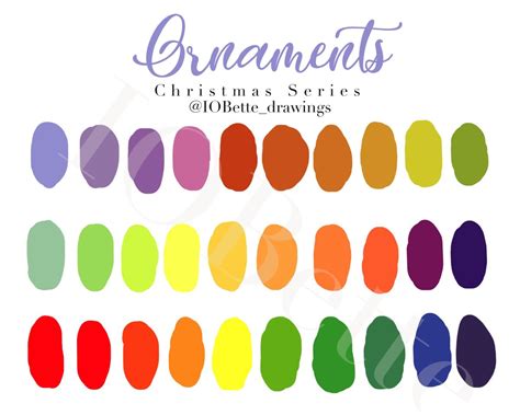 Highlighter Rainbow Procreate Palette 30 Colors Color Palette Procreate Instant Download Digital