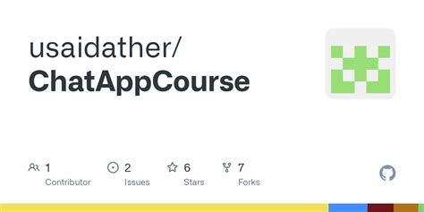 Github Usaidather Chatappcourse