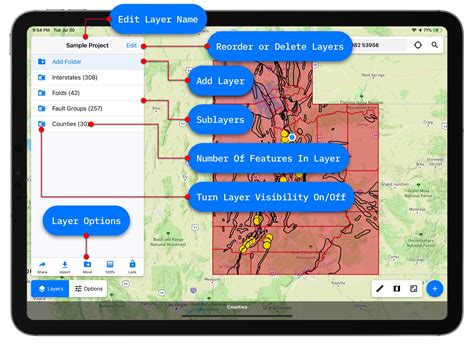 layer management touch gis user guide