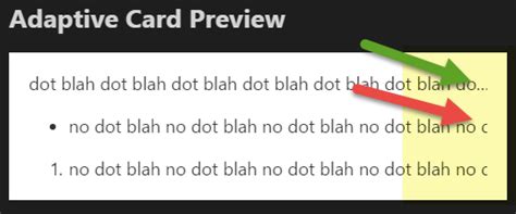 Bug Not Added When Using List Markdown Issue Microsoft Adaptivecards Github
