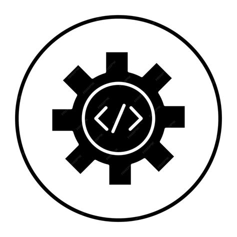 Premium Vector Code Settings Vector Illustration