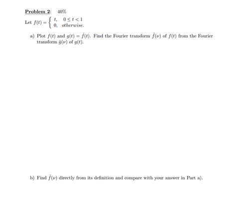 Solved Problem Let F T T T