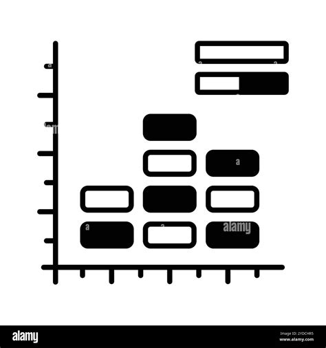Get Your Hands On This Creatively Designed Icon Of Histogram Chart Data Analytics Stock Vector
