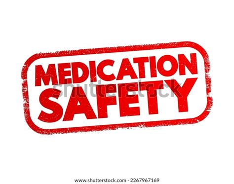 Medication Safety Clinicians Safely Prescribe Dispense Stock Vector