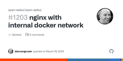 Nginx With Internal Docker Network · Open Webui Open Webui · Discussion