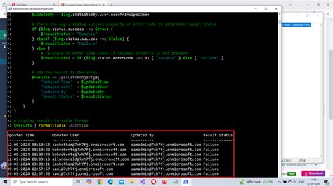 Query Recently Updated M365 Users Using Graph Powershell
