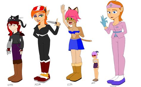 2017 Reboot Kindra Megan Kira Hannah Lucille By Boob Slave On