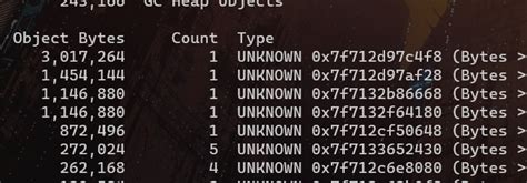 Almost All Lines In Gc Dump Are Unknown · Microsoft Perfview · Discussion 1747 · Github