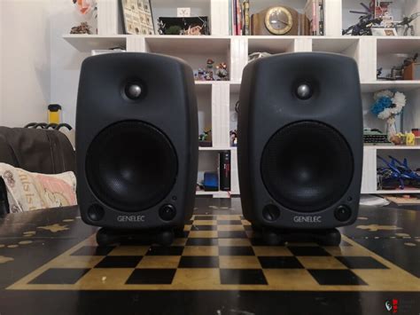 Genelec 8030A Bi-Amplified Studio Monitors. Dark Grey Finish For Sale ...
