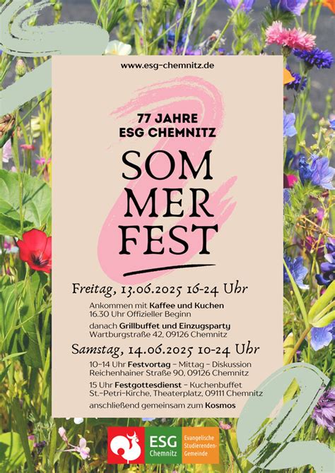 Sommerfest Der Esg Chemnitz Kulturkirche2025