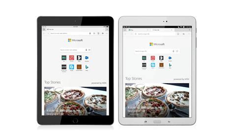 Microsoft Edge Sbarca Sui Tablet Android