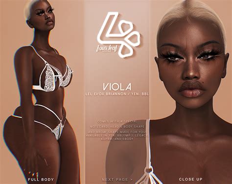 Second Life Marketplace 4l Viola Shape
