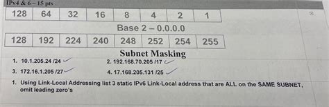 From 4 Subnet Masking I Want To Ipv6 Prefix