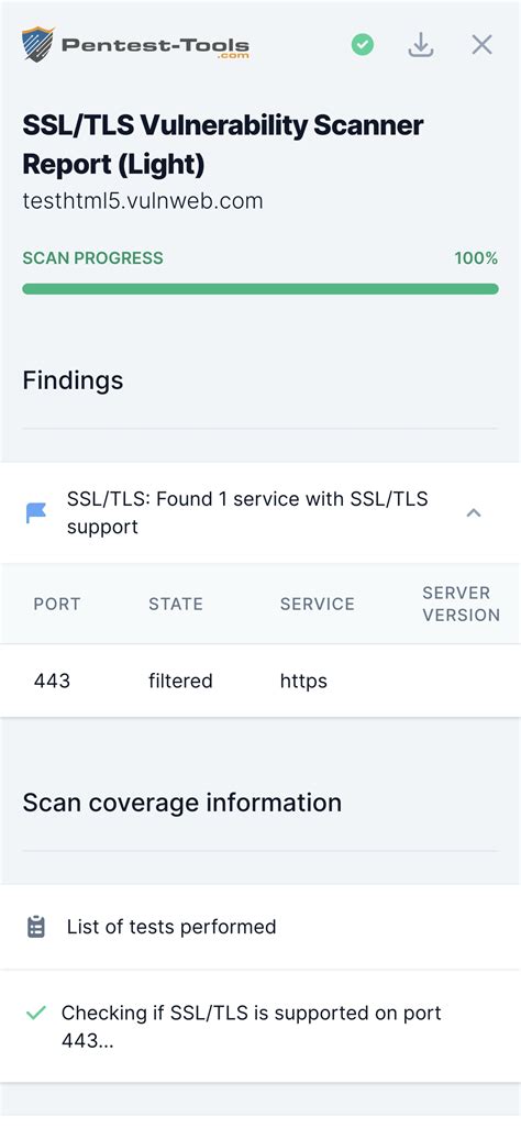 Ssl Scanner For Ssl Tls Security Vulnerabilities Pentest